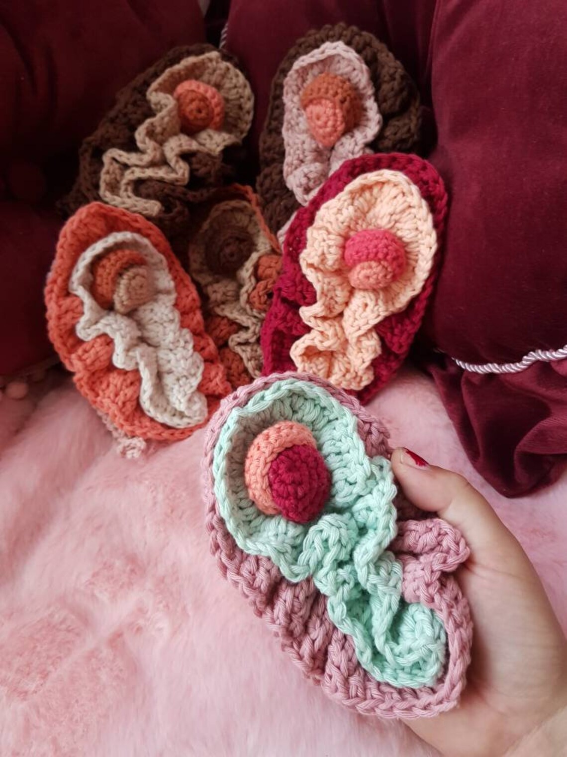 Vulva Washcloth ENG CROCHET PATTERN - Etsy