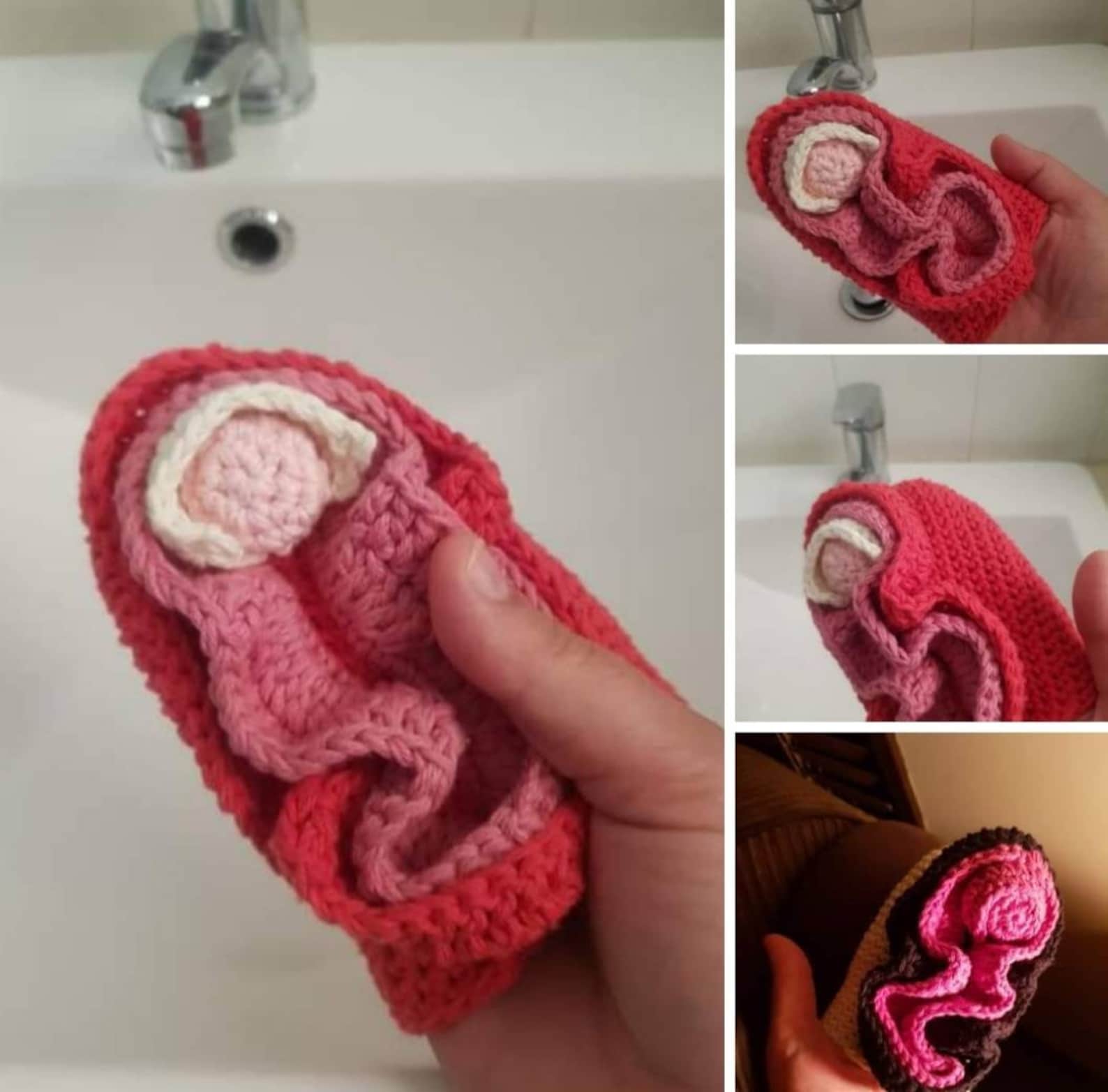 Vulva Washcloth ENG CROCHET PATTERN - Etsy