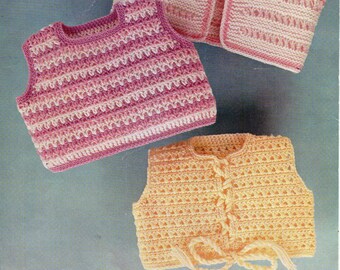 Baby / childrens crochet tank tops pattern CROCHET PATTERN pdf | Etsy