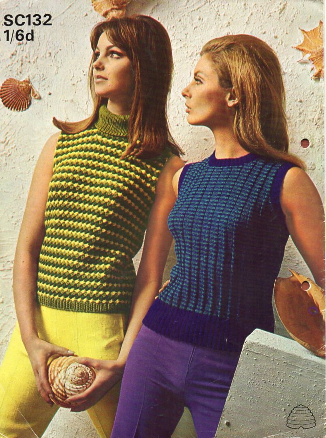 Womens Top Knitting Pattern Pdf Womens Tops Vintage 60s Sleeveless ...