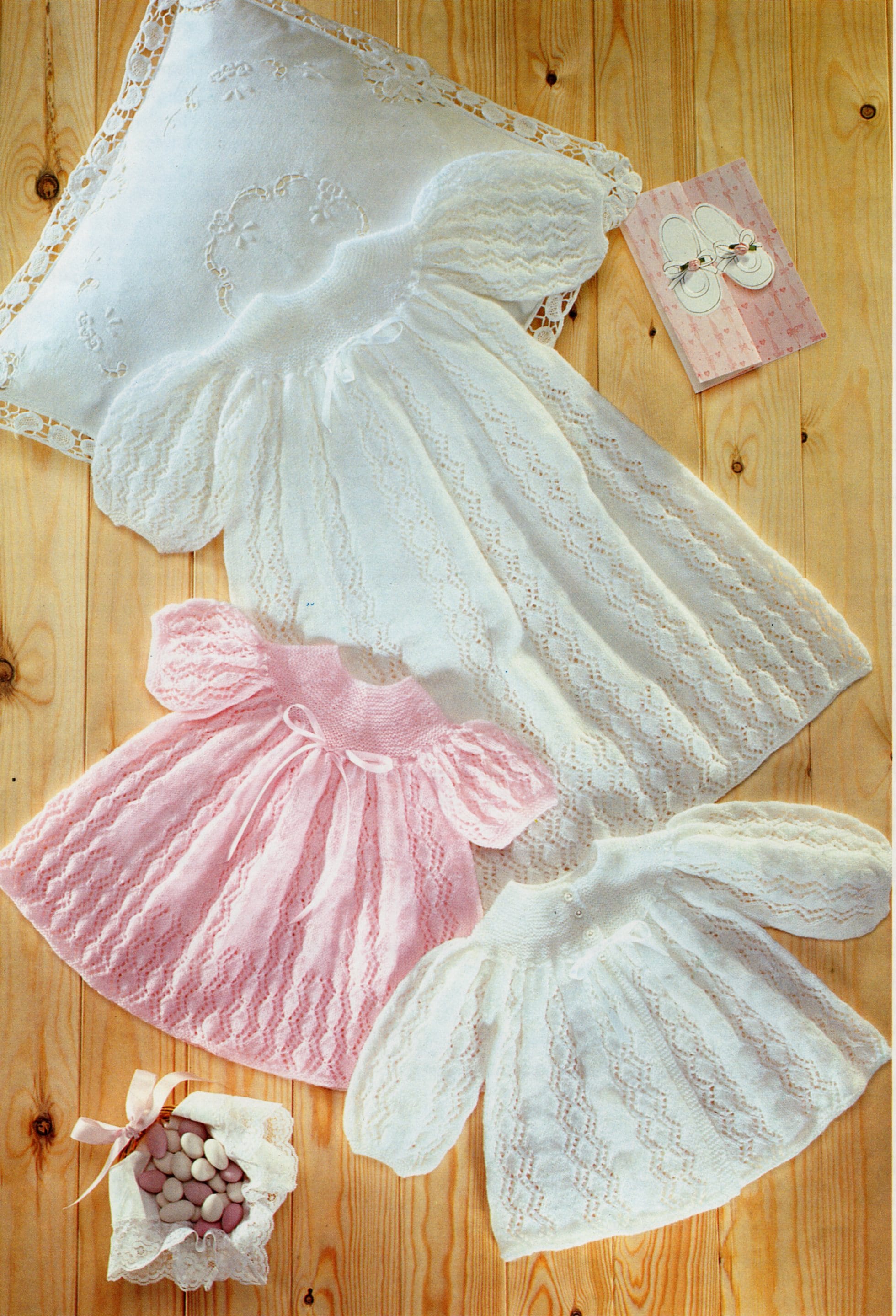 Baby Christening Dress KNITTING PATTERN Pdf Download Baby Dress Baptism ...