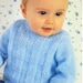 Baby Sweater KNITTING PATTERN Pdf Download Baby Round Neck Jumper 16-22 ...