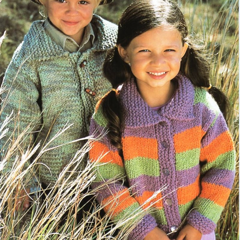 Chunky Cardigan Knitting Pattern - Etsy