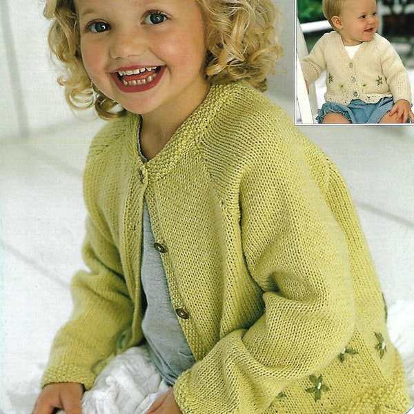 Girls Cardigan Knitting Patterns - Etsy