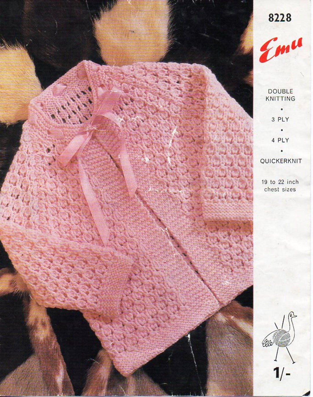 Baby Matinee Jacket Knitting Pattern Pdf Matinee Coat Cardigan 19-22 ...