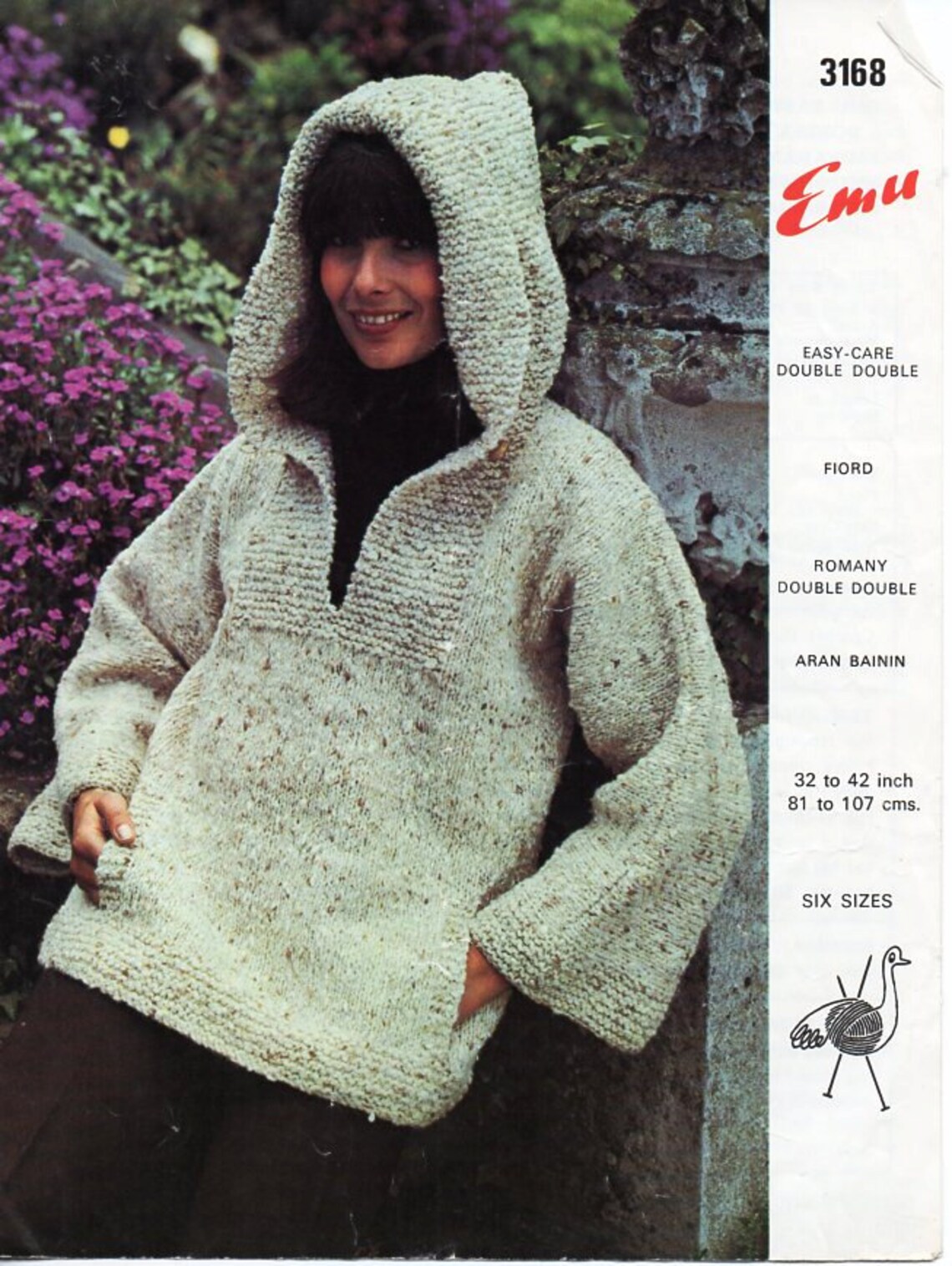 Womens Hooded Sweater Knitting Pattern Pdf Ladies Overtop With Hood ...