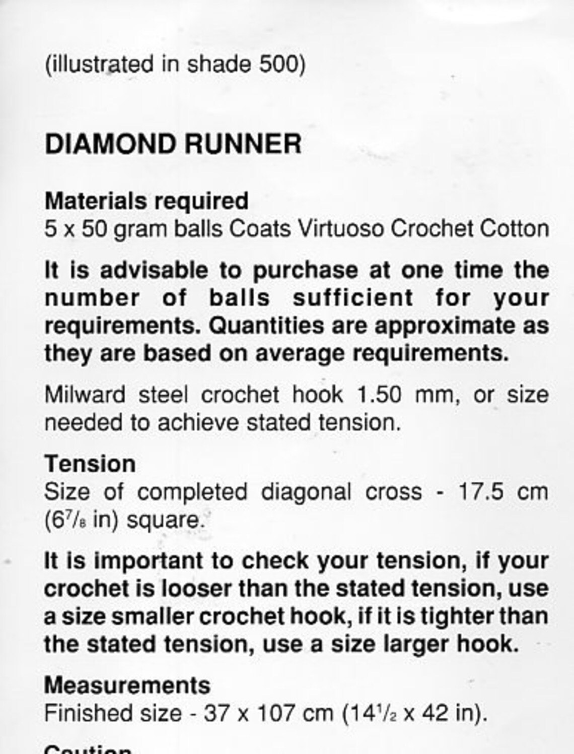 Crochet Runner Pattern Crochet Pattern Pdf Crochet Motif - Etsy