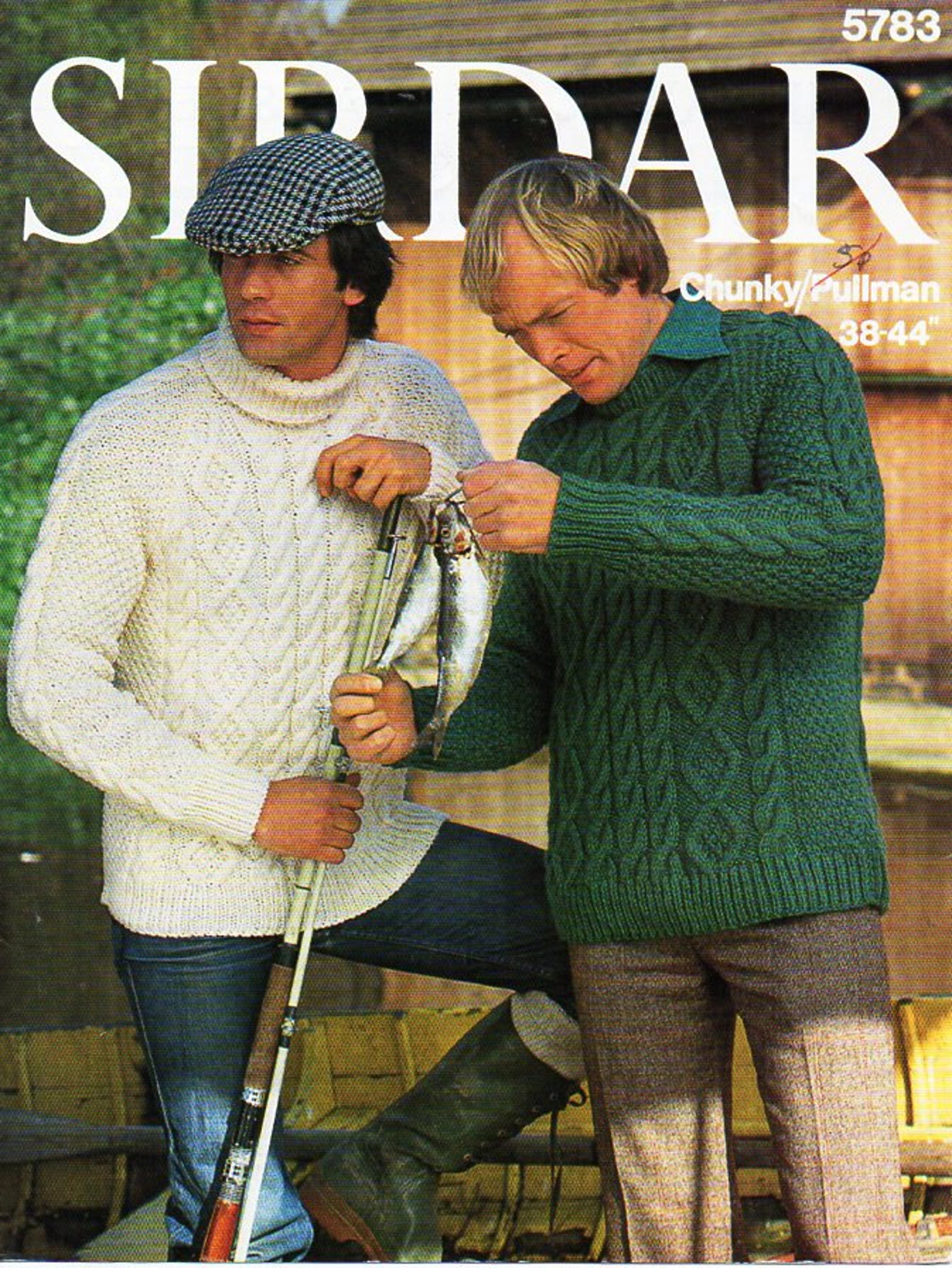 Mens Aran Sweaters Knitting Pattern PDF Mens Aran Jumpers Polo Neck ...