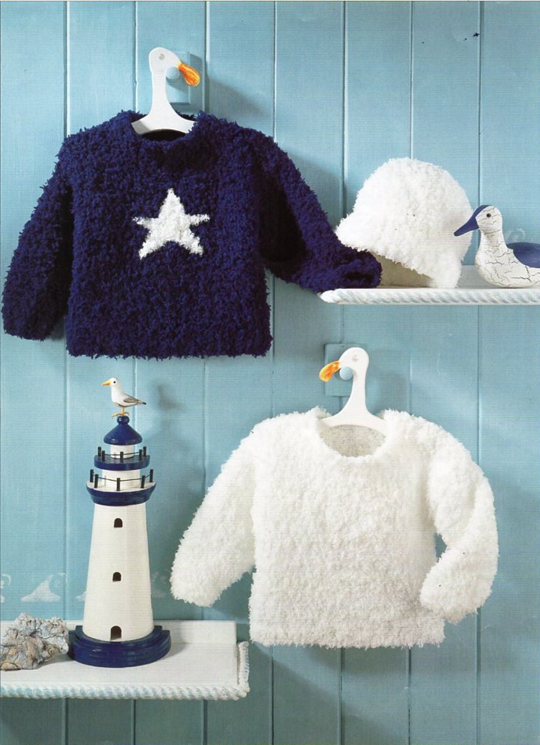 Baby Chenille Sweater KNITTING PATTERN Pdf Download Childrens Jumper ...