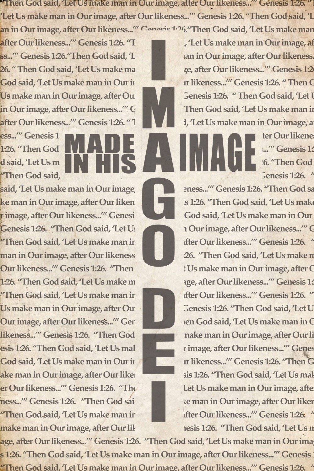 Imago Dei (image of God) Print - Etsy