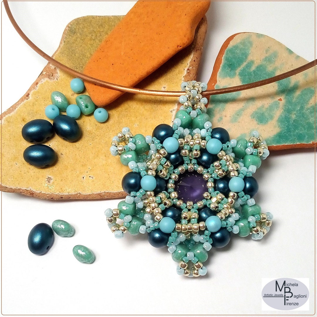 Pdf TUTORIAL With CANDY OVAL Beads Preciosa Tutorial With - Etsy