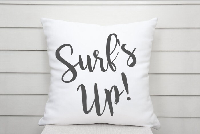 Surf Pillow - Etsy