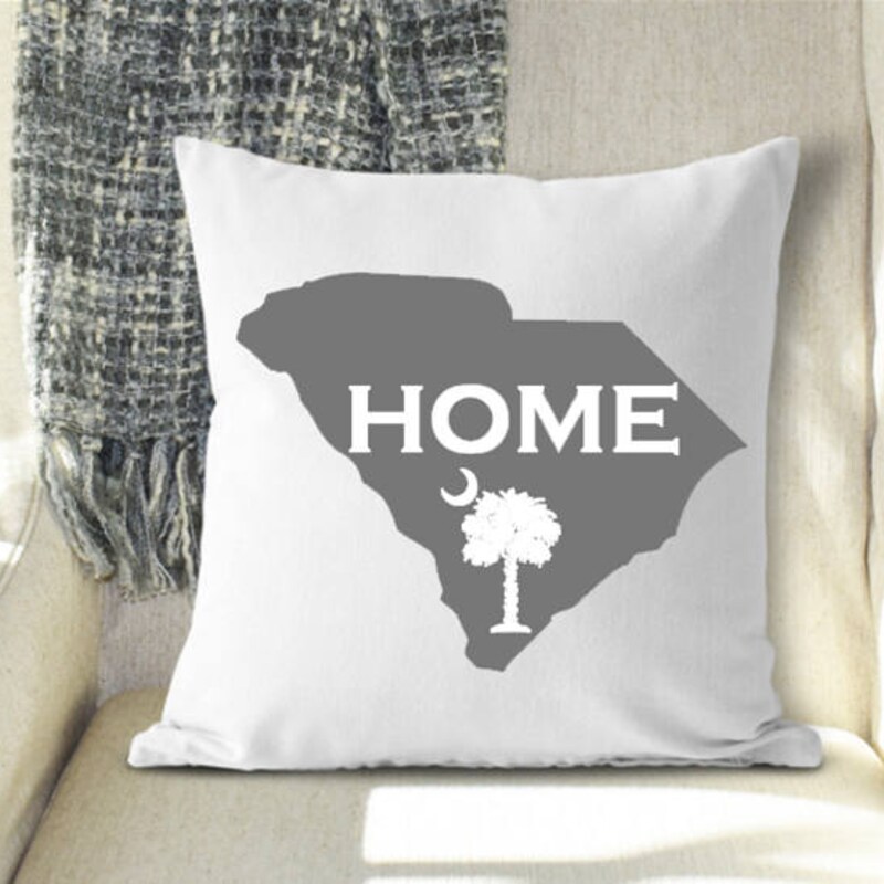 South Carolina Pillow - Etsy