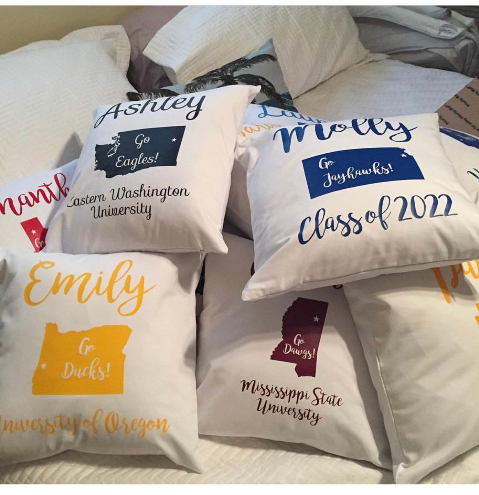 Graduation Pillow Cover College Graduation Gift Dorm Room - Etsy
