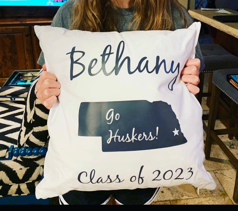Graduation Pillow Cover College Graduation Gift Dorm Room | Etsy