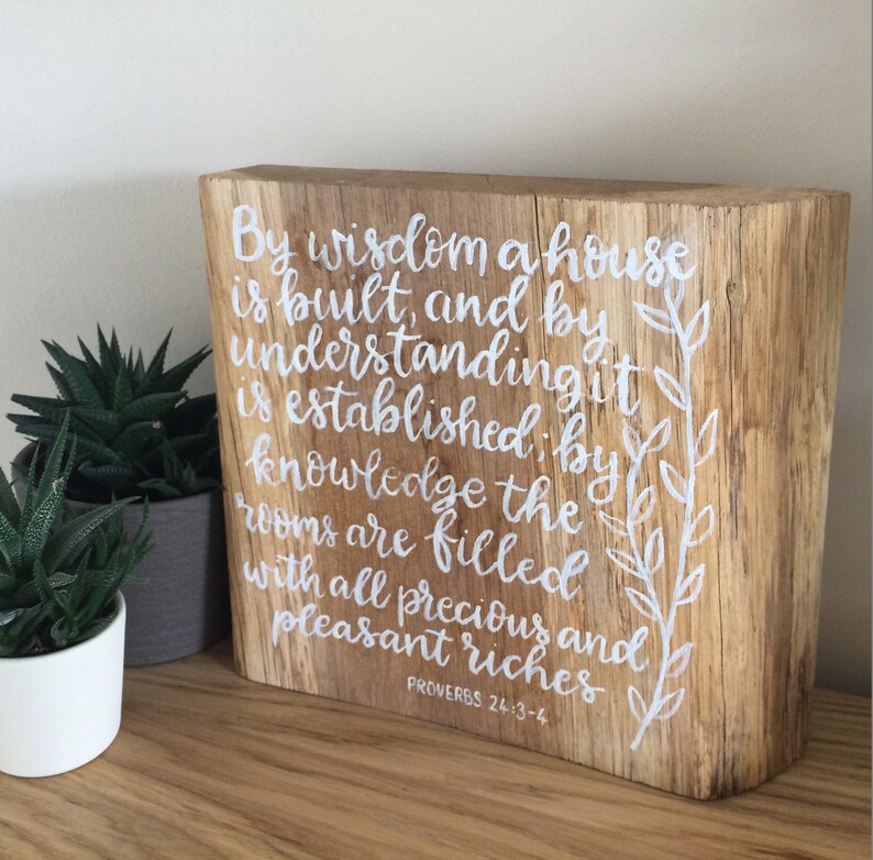 Hand Lettered Wooden Signs - Etsy