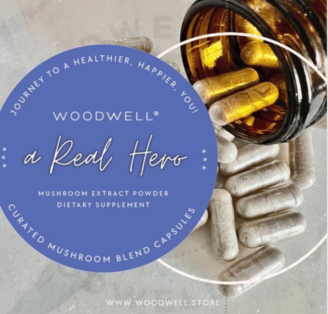 Woodwell® a REAL HERO Mushrooms Curated 7 Mushrooms Blend Vegan lions ...