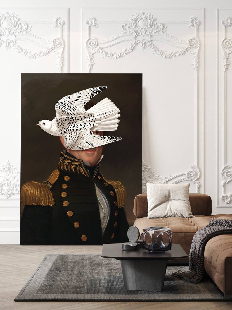 Commander Bird Poster - Etsy