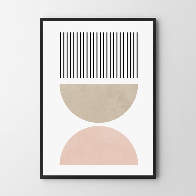 Pink Prints, Wall Art, Wall Art Abstract, Abstract Posters Pink, Pink ...