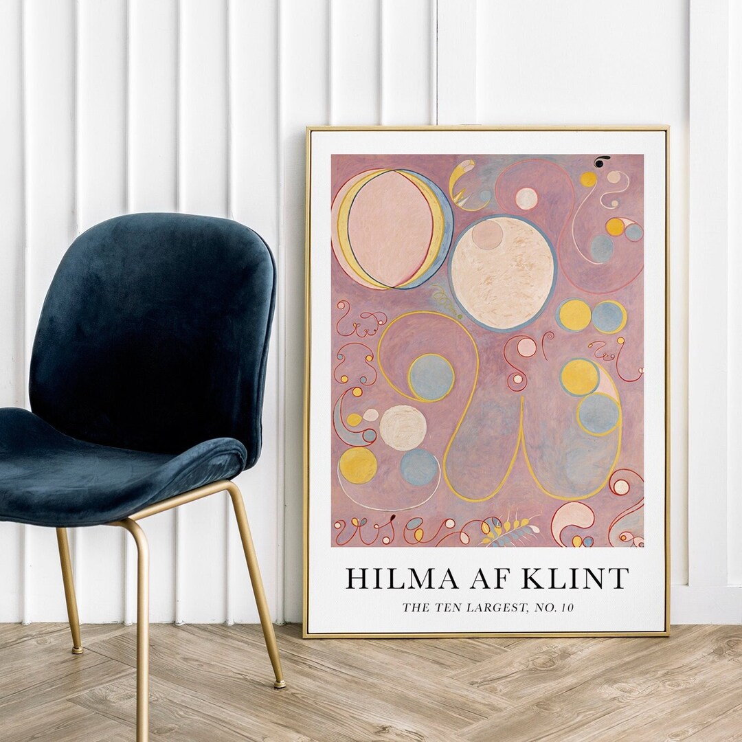 Hilma Af Klint the Ten Largest No 10 - Poster Art Print Popular Classic ...