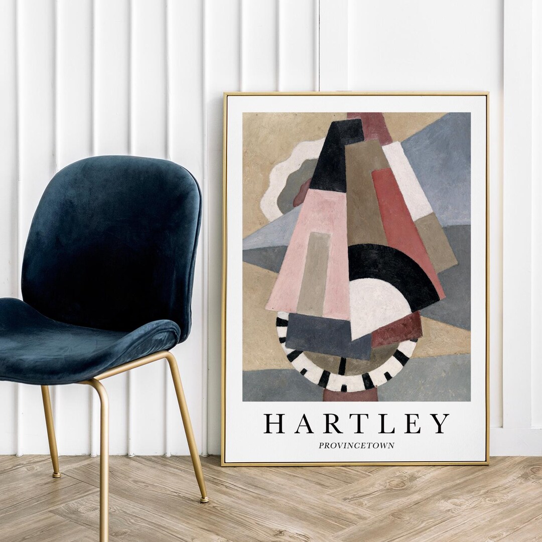 Hartley Provincetown Poster: Abstract Colorful Art Print - Etsy