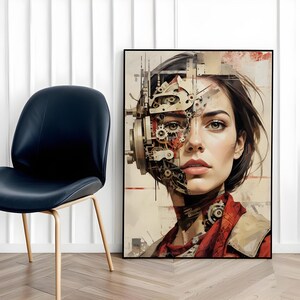 Women Face Poster New - Art Poster Decoration Colors Wall Decor - Etsy