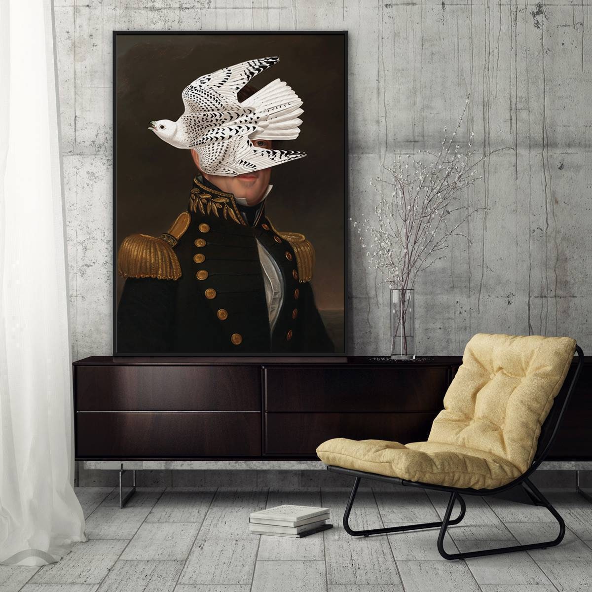 Commander Bird Poster - Etsy