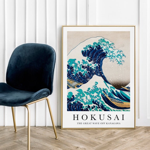 Hokusai the Great Wave Poster Art | Etsy