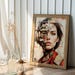 Women Face Poster New - Art Poster Decoration Colors Wall Decor - Etsy