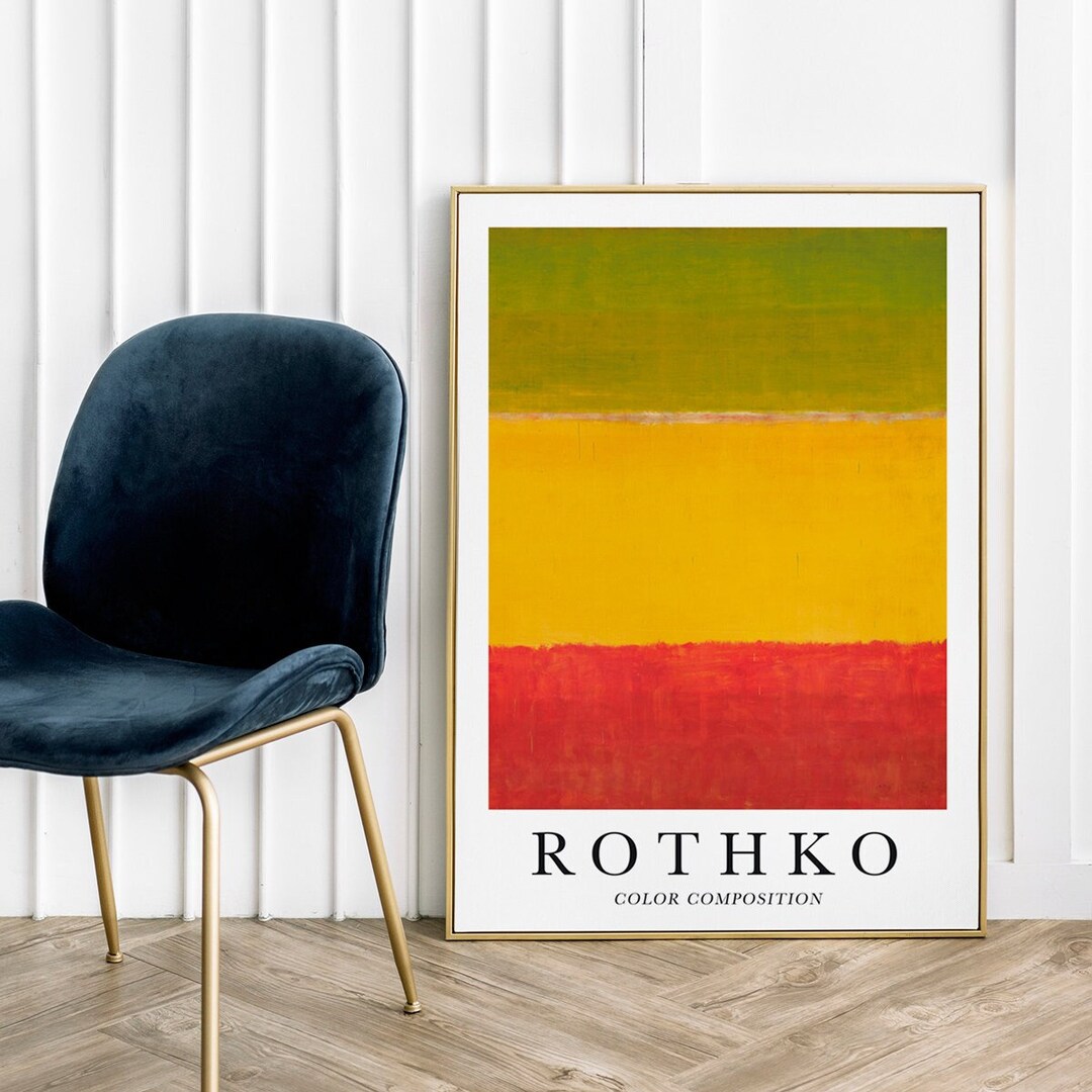 Rothko Color Composition Mark Rothko Art - Poster Art Abstract Art ...