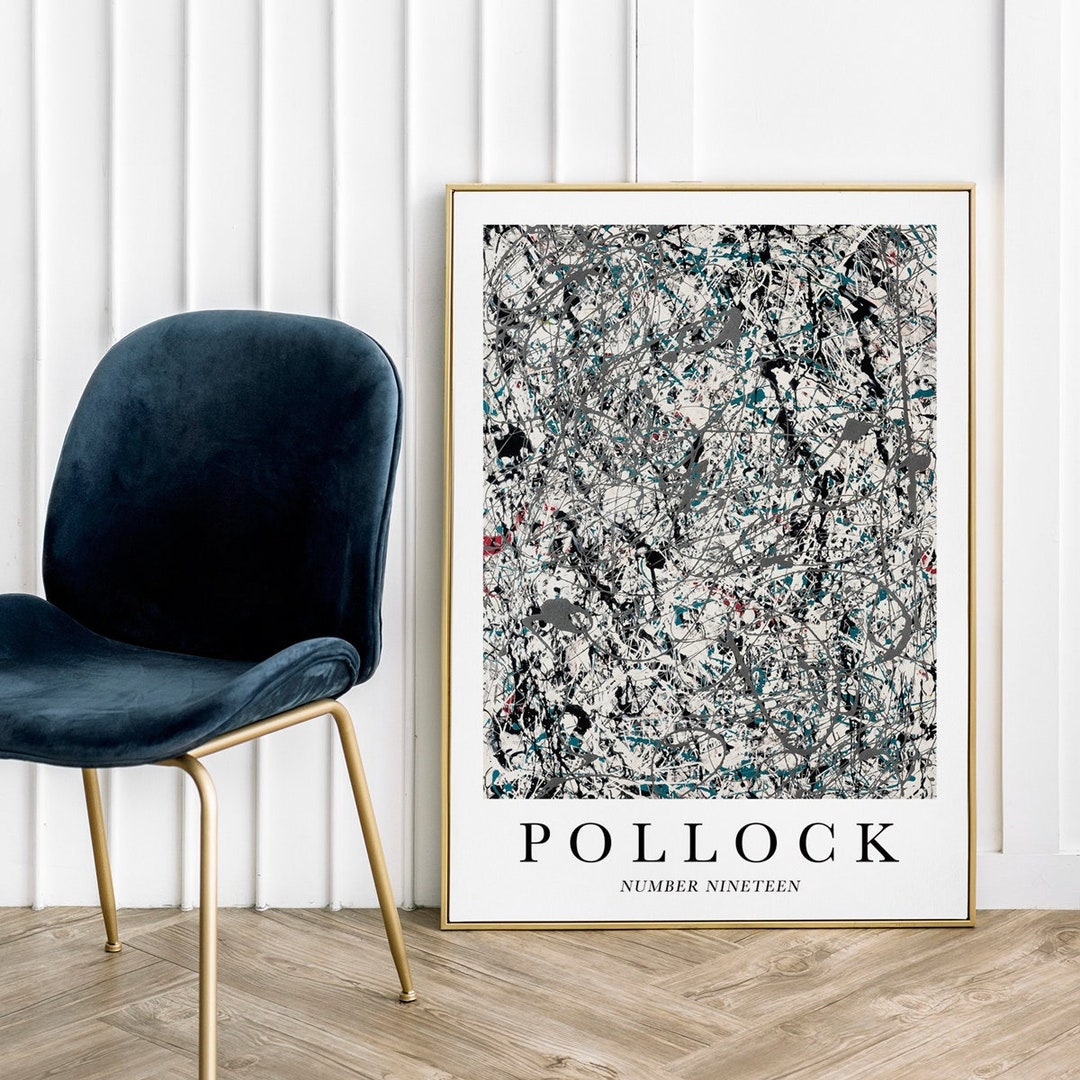 Pollock Number Nineteen - Poster Art Popular Art Painitngs - Etsy