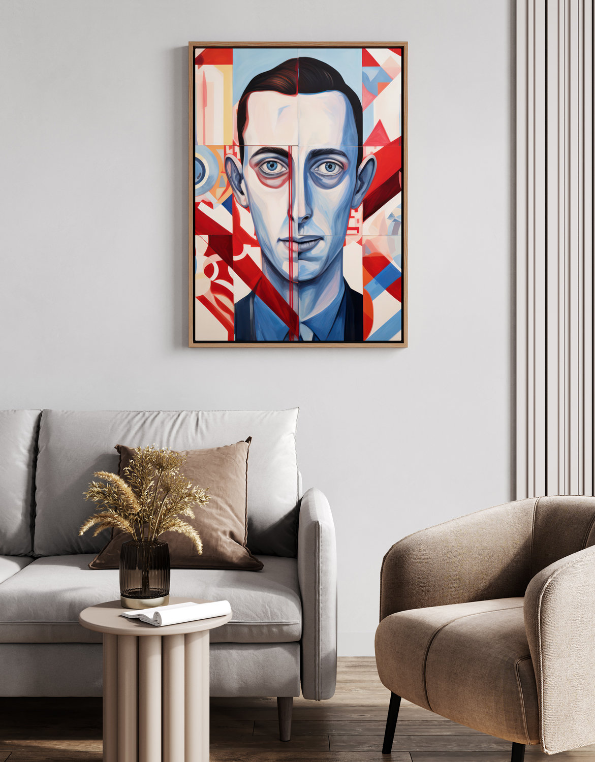 Men Portrait Face Abstract Art Poster Art Print - Etsy