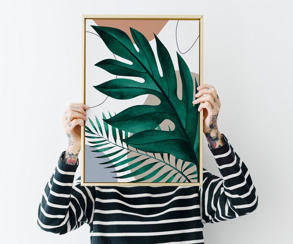 Boho Plants Poster - Etsy