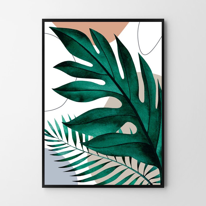 Boho Plants Poster - Etsy