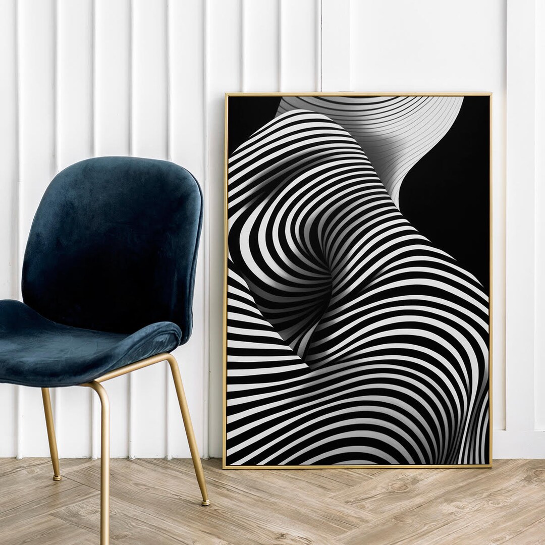 Poster Black and White Geometry Poster Art Abstract Art Geometry Poster ...