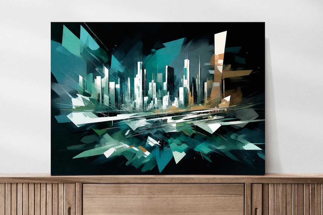 Modern Abstract Abstraction Poster Print - Poster Art - Etsy