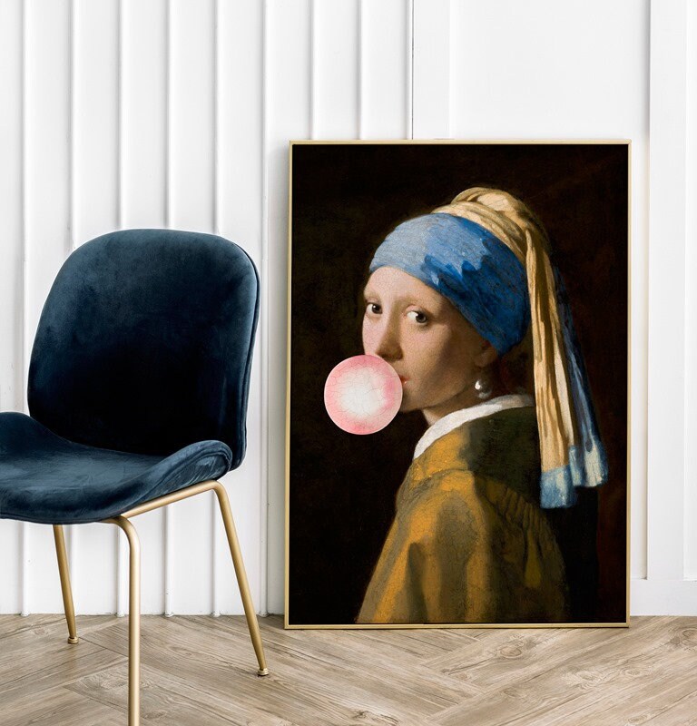 Girl With a Pearl Earring - Poster - Etsy