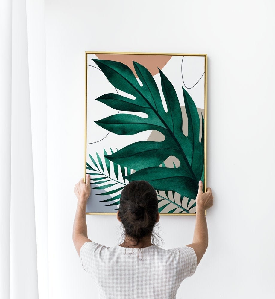 Boho Plants Poster - Etsy