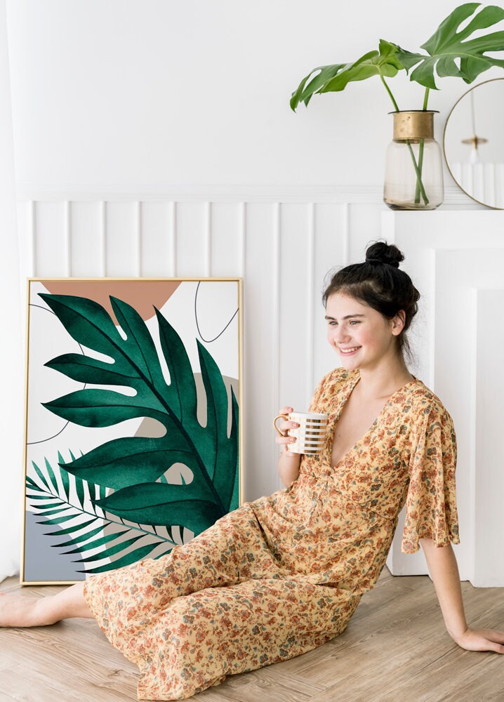 Boho Plants Poster - Etsy