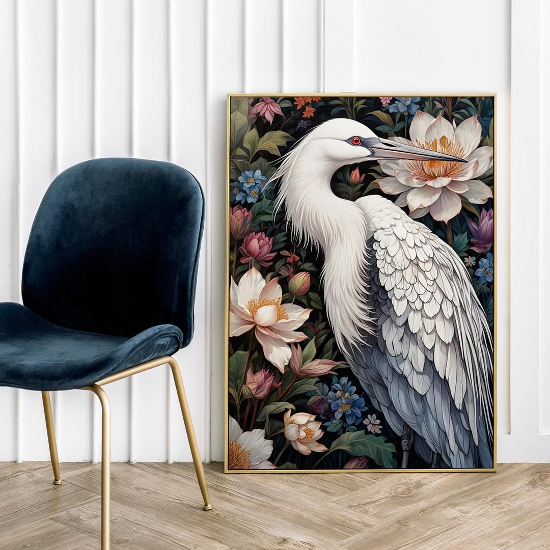 Colorful Bird Poster Illustration Poster Graphics Print - Etsy