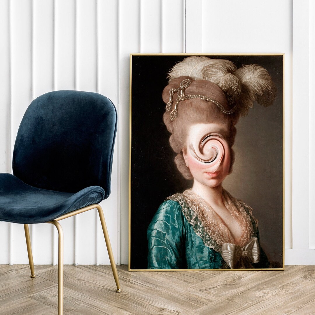 Twisted Lady - Poster Art Trendy Popular Painting Poster Home Decor - Etsy