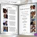 White Silver Funeral Program Obituary Template 8 Pages Male - Etsy