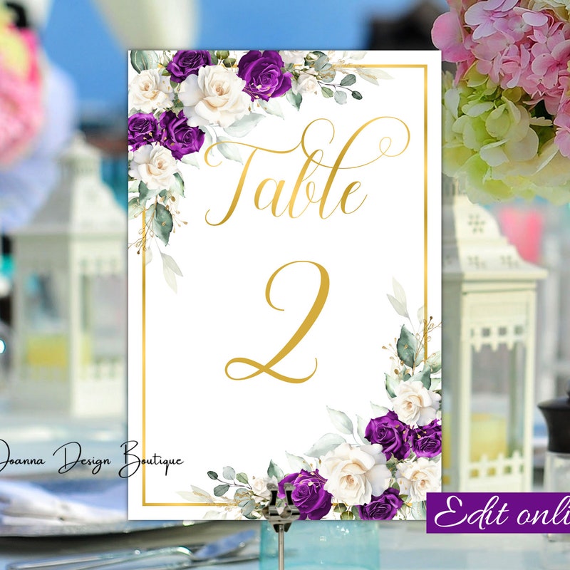 Spanish Table Number - Etsy