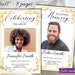Gold Funeral Program Template Royal Funeral Program for Women Man Gold ...
