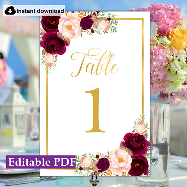 Rustic Table Numbers - Etsy