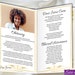 Gold Funeral Program Template Royal Funeral Program for Women Man Gold ...
