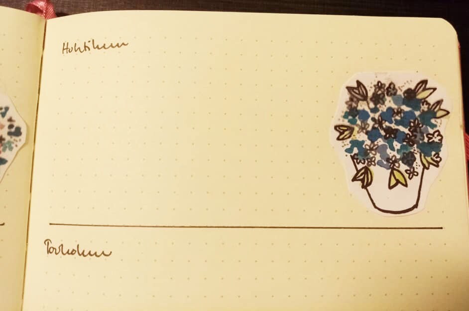 Flower Pot Stickers Printable for Bullet Journal Planner | Etsy