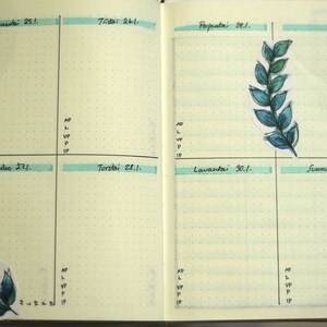 Printable Watercolor Leaf Stickers, A4 & Letter - Etsy