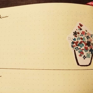 Flower Pot Stickers Printable for Bullet Journal, Planner, Decoration ...