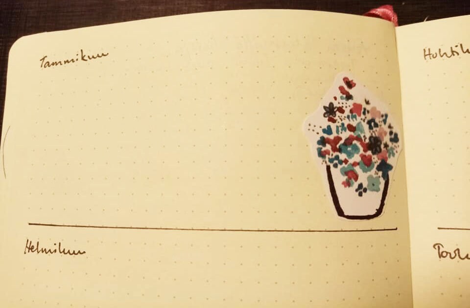 Flower Pot Stickers Printable for Bullet Journal, Planner, Decoration ...